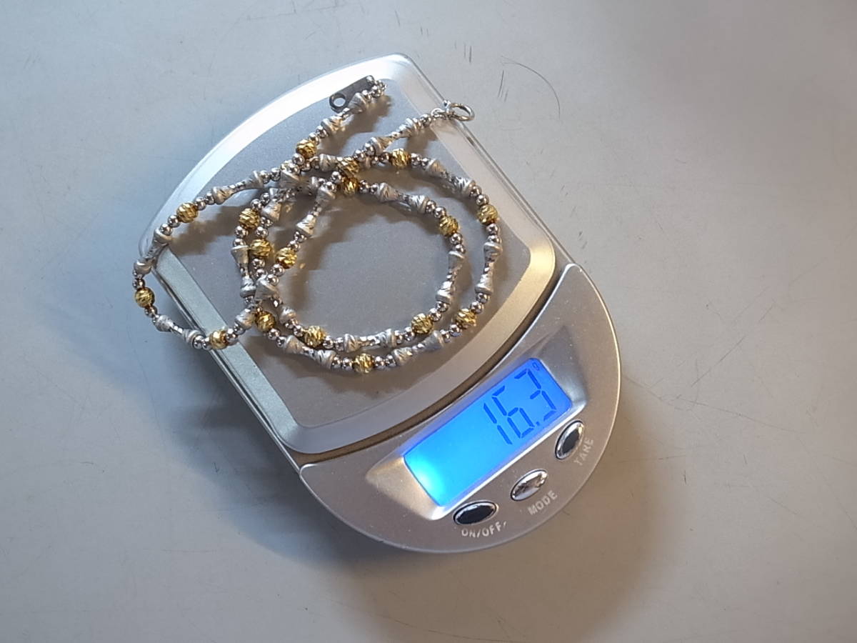 Yahoo!オークション - プラチナ850 Pt850 ネックレス 16グラム 42㎝ 大...