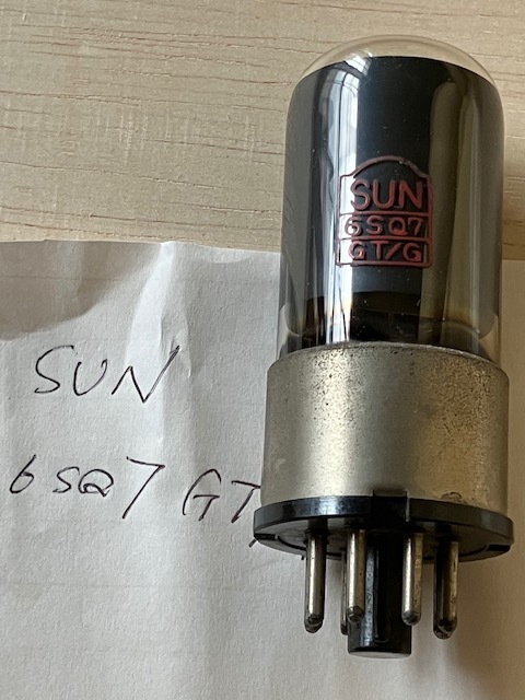 Yahoo!オークション - 真空管 6SQ7GT/G 1本 SUN