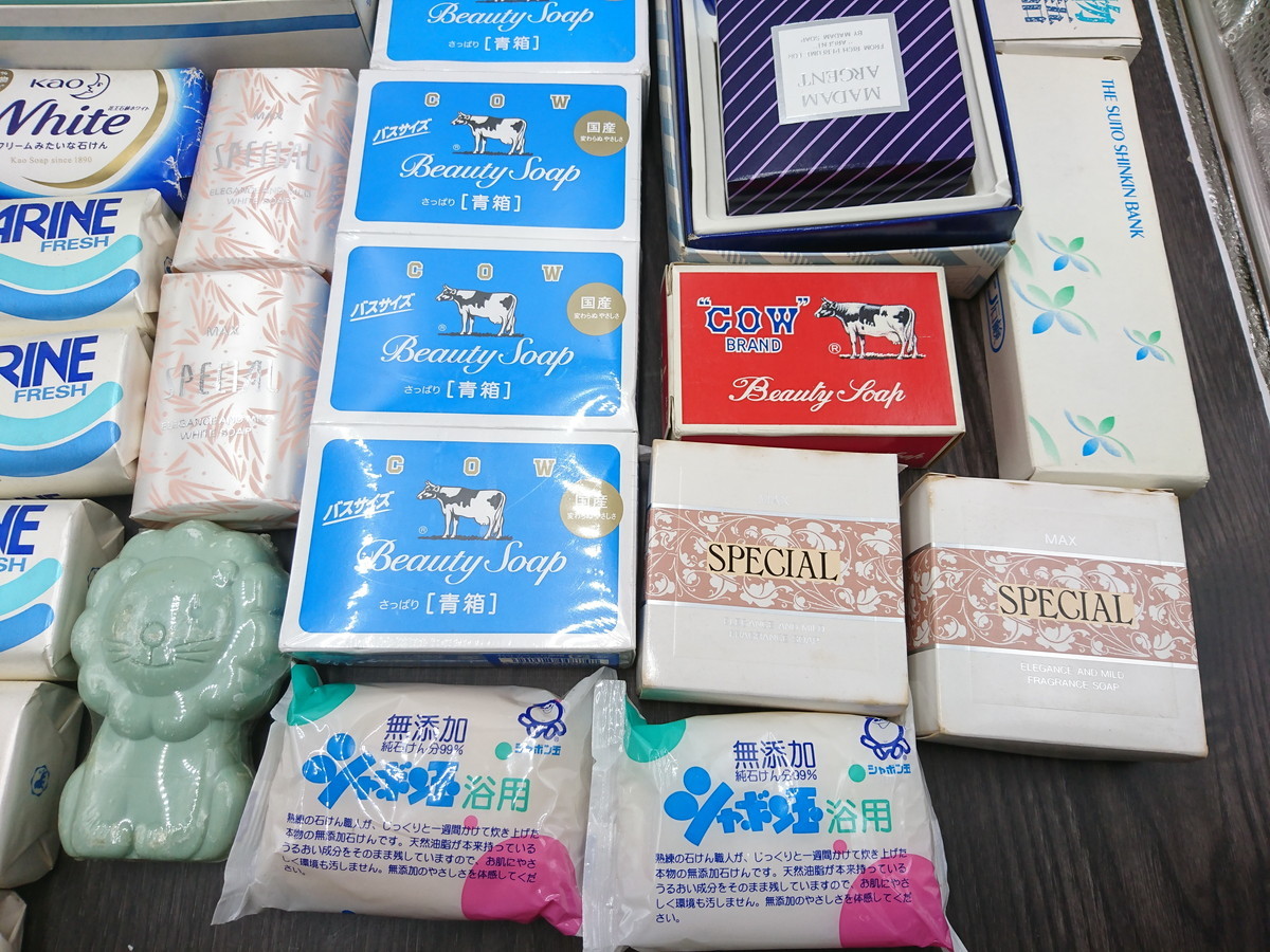 Yahoo!オークション - Y11-15 長期保管/未使用品 石鹸 固形石鹸 まとめ...