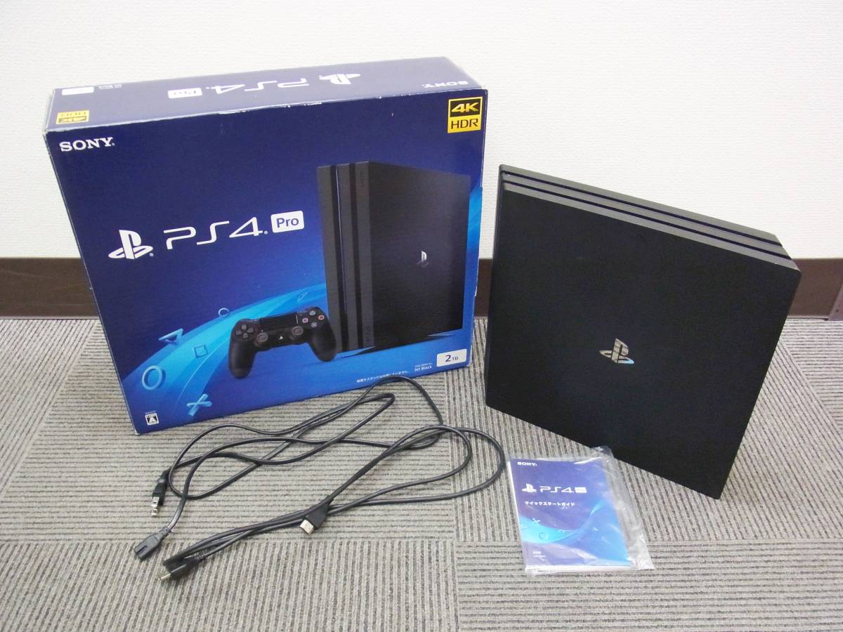 Yahoo!オークション - SONY ソニー PlayStation4 PS4 Pro Jet Black 2T...