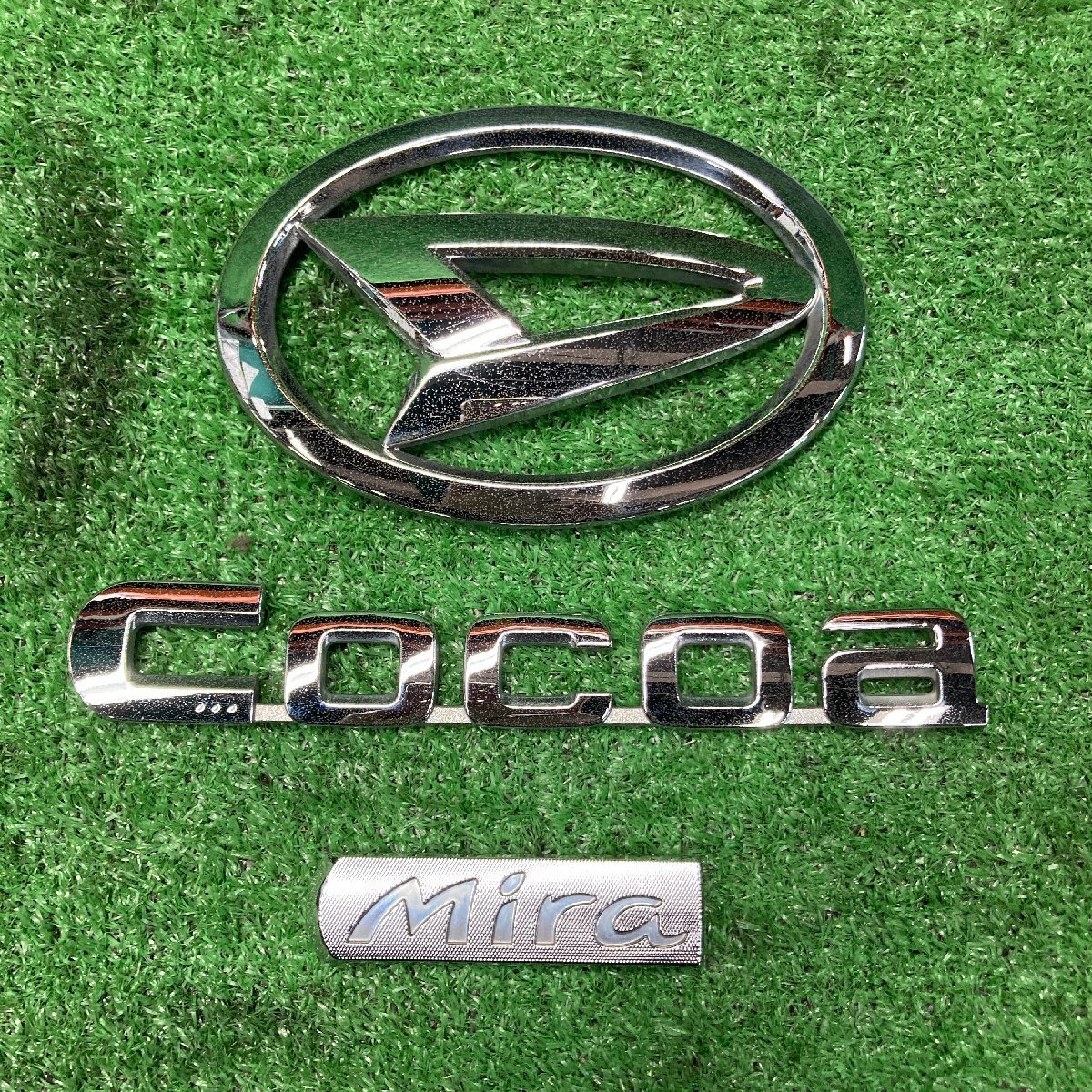 Yahoo!オークション - ミラココア L675S X エンブレムセット リアゲー...
