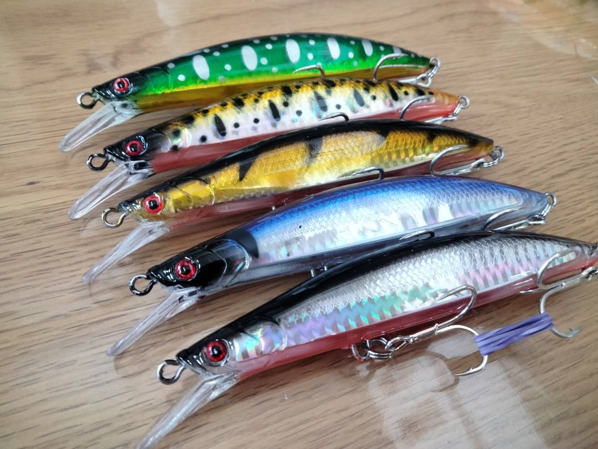 Yahoo!オークション - シンキングミノー 約13.0cm 約23g 5本セット