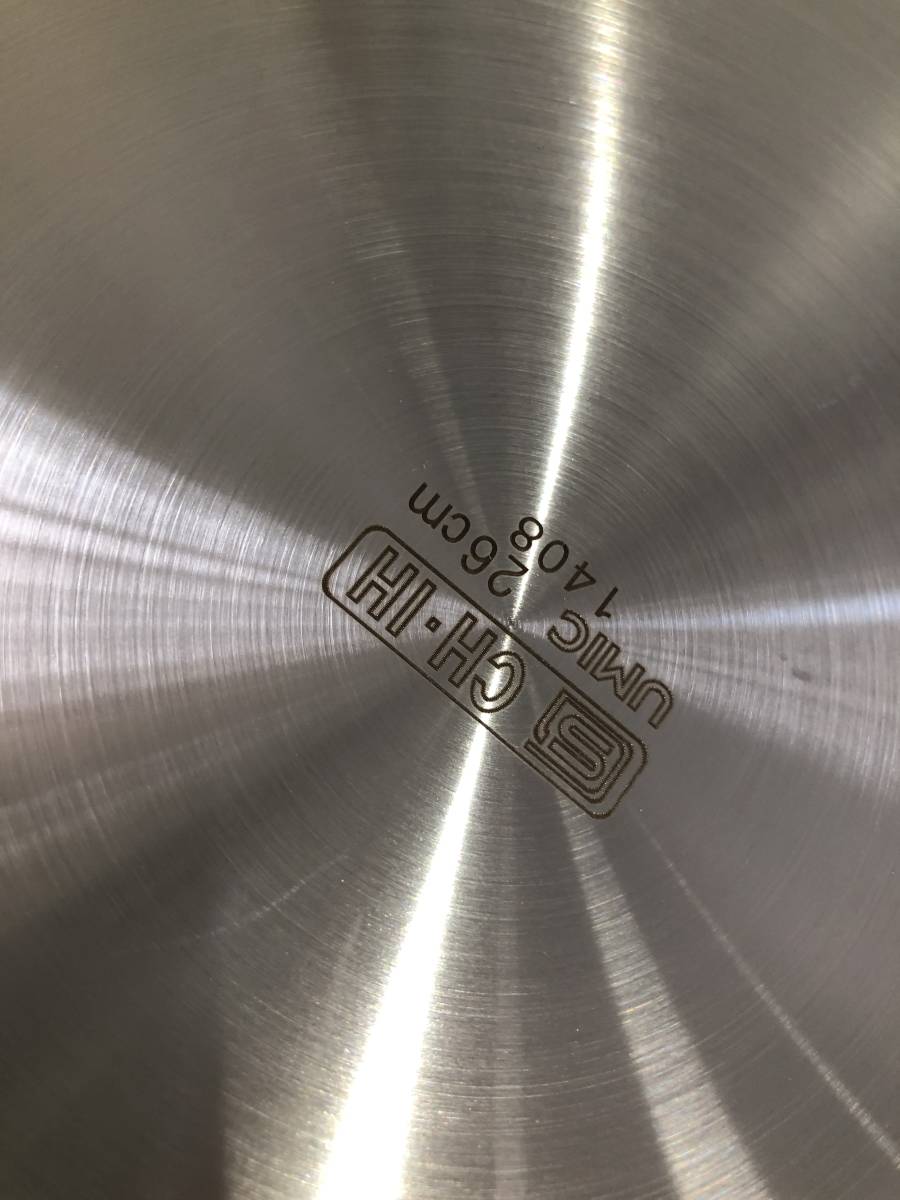 Yahoo!オークション - B5865 未使用品 IH対応 UMIC フライパン26cm テ...