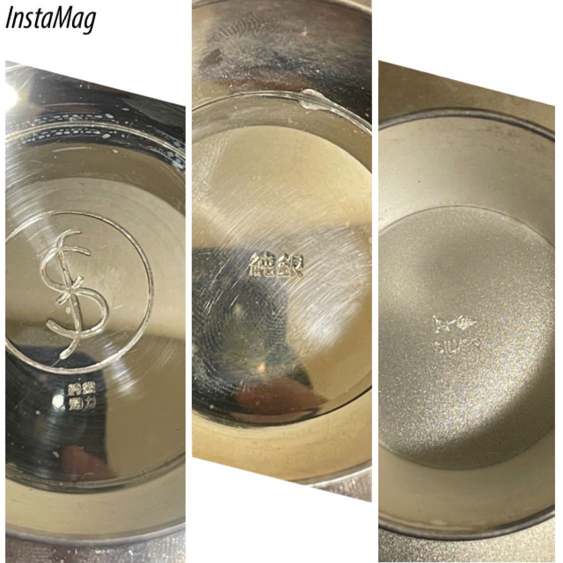 Yahoo!オークション - 銀杯 純銀製品 総重量 930g