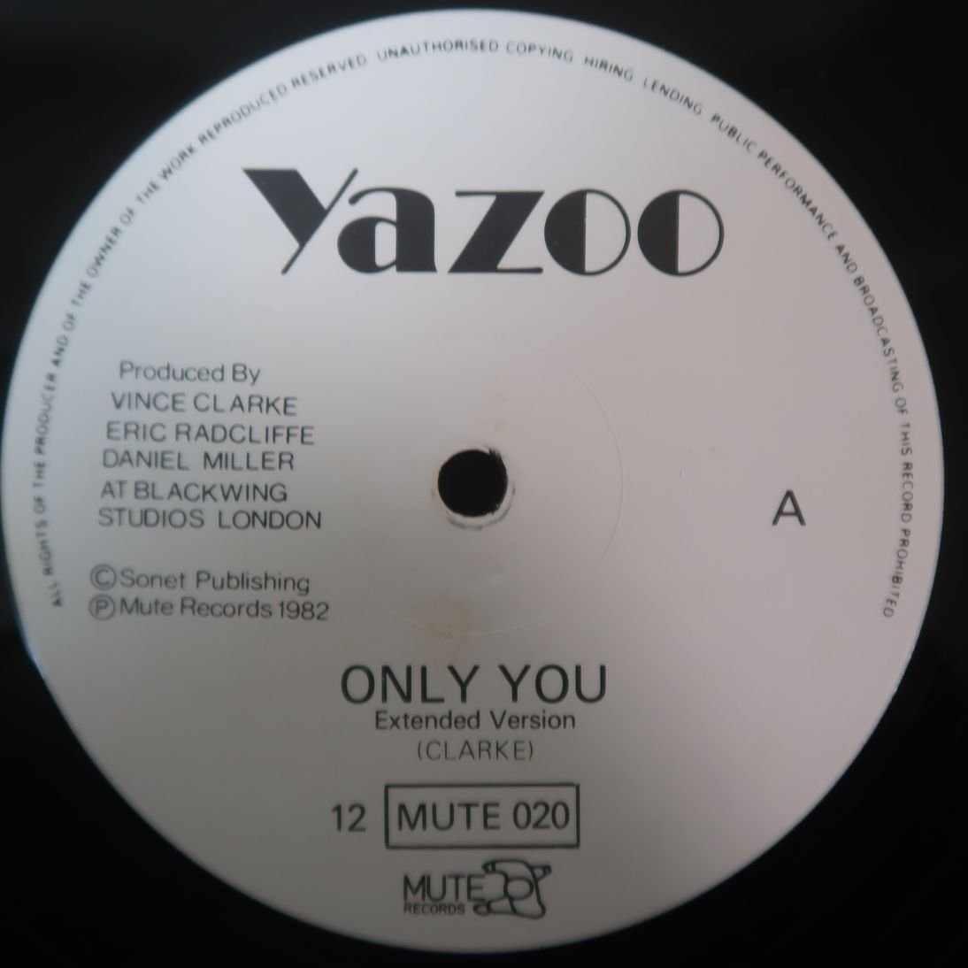 Yahoo!オークション - 18024194 【UK盤/12inch/45RPM】Yazoo / Only Yo...