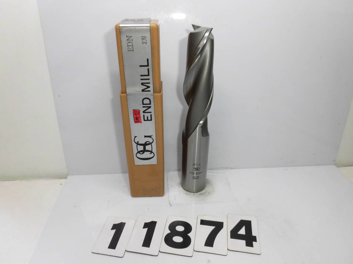 Yahoo!オークション - 11874 Φ25-25-75-150位 ハイスエンドミル 大径 ...