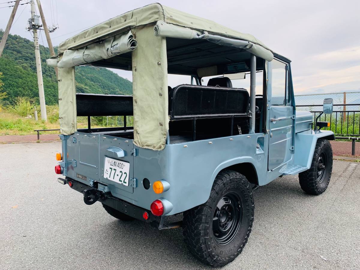 Yahoo!オークション - 昭和52年 三菱ジープ J24 ワンオフホロ 即乗