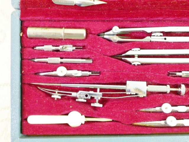 Yahoo!オークション - m406 B.S.D. DRAWING INSTRUMENT コンパス 製図...