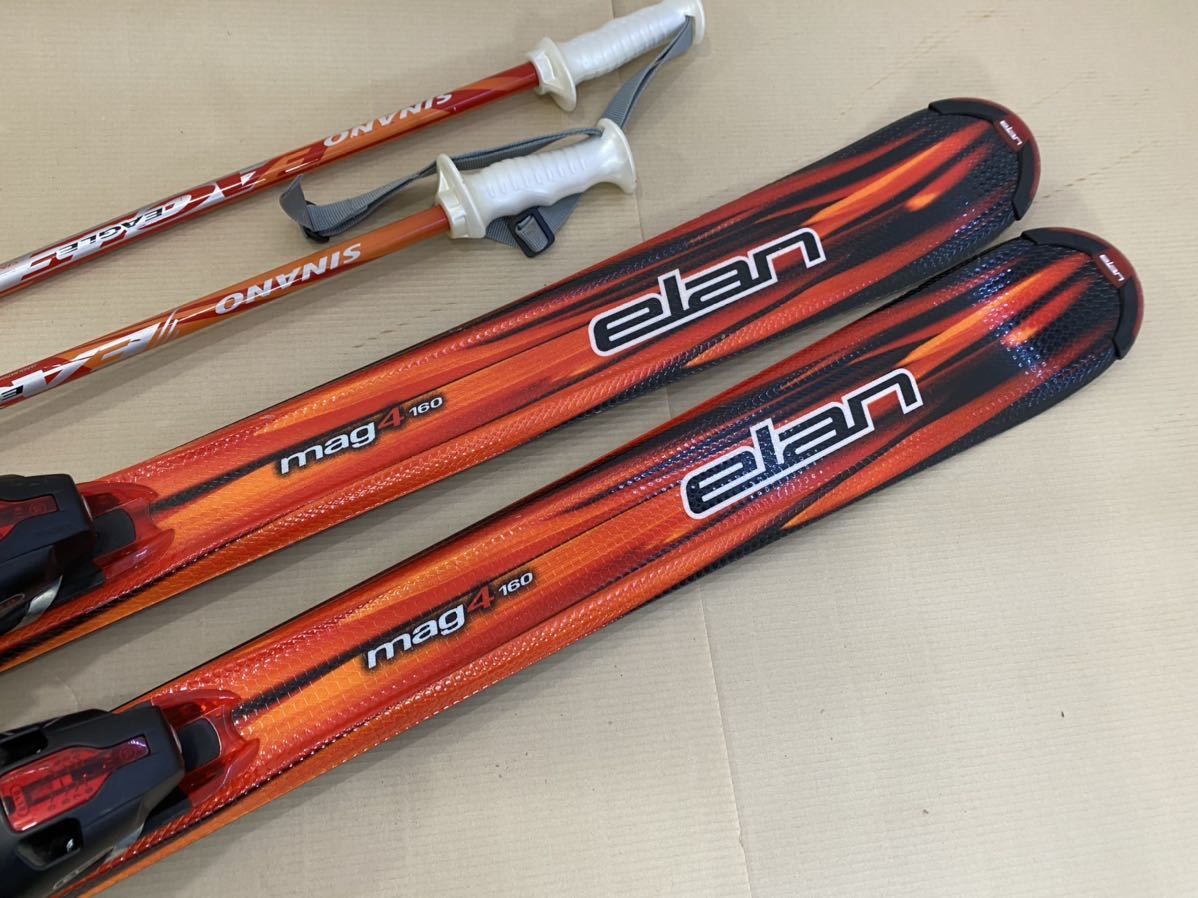 Yahoo!オークション - ELAN mag4 160 スキー板