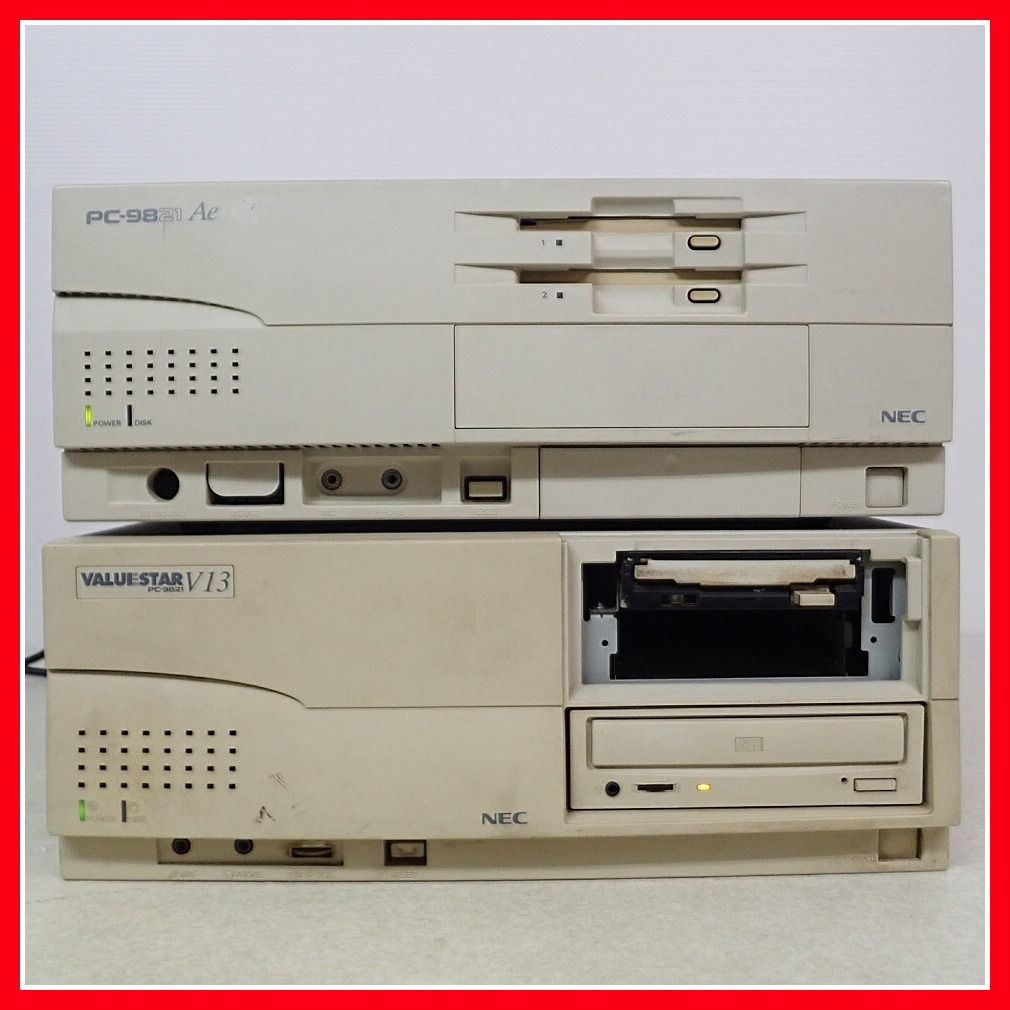 Yahoo!オークション - NEC PC-9821Ae/U2V13/S5C3 本体2台セット レト...
