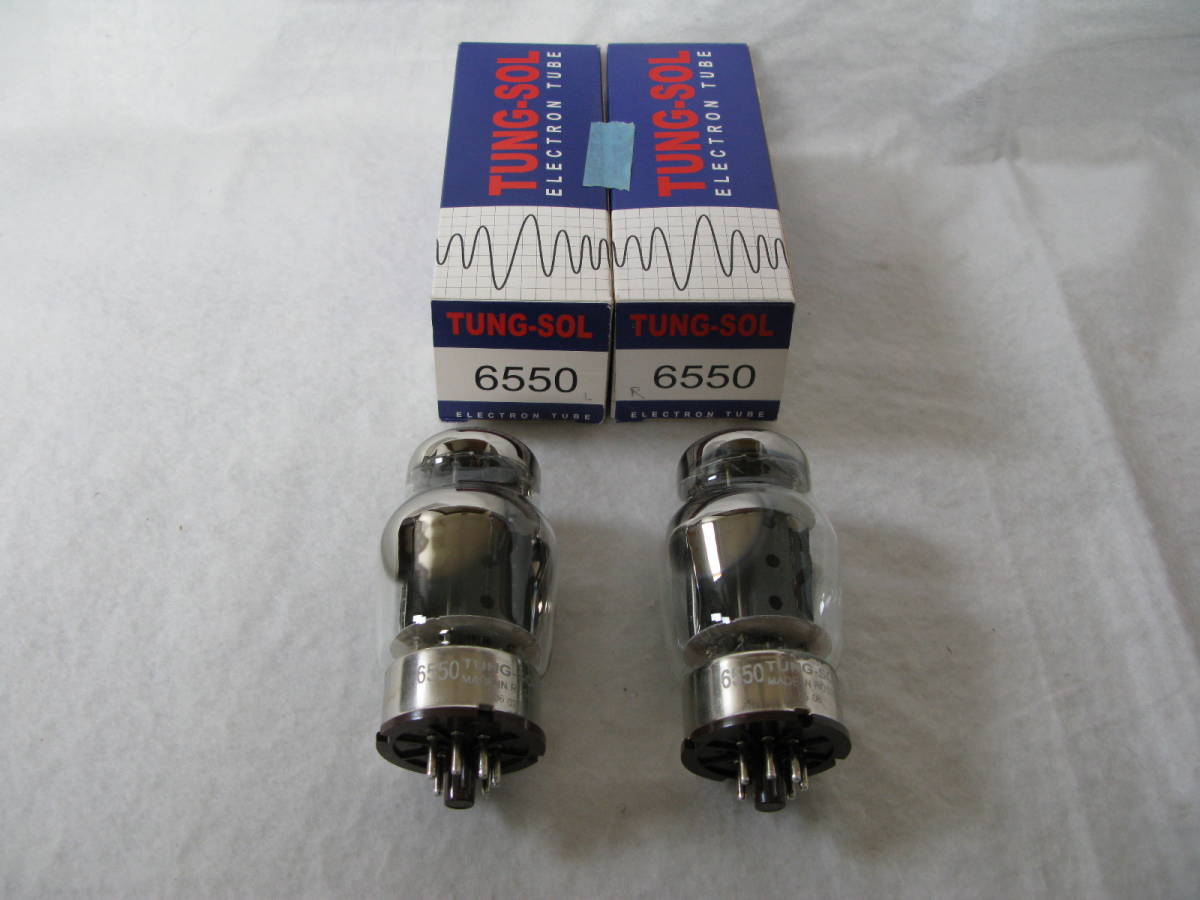 Yahoo!オークション - 真空管 タングソル TUNG-SOL 6550 ペア 新品 未...