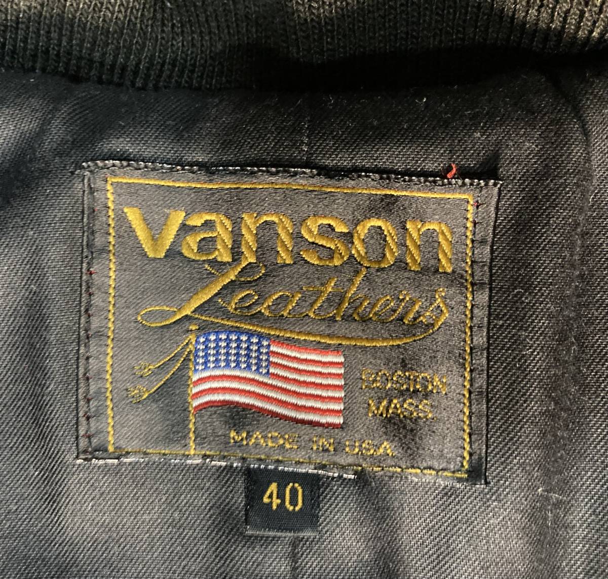 Yahoo!オークション - 【VANSON】【希少】【USED】レザージャケット サ...