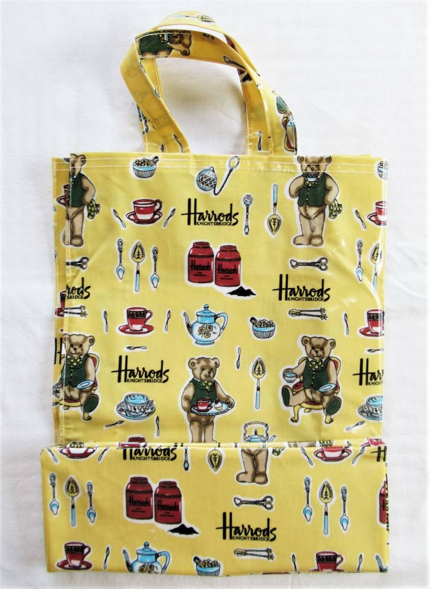 ハロッズ Harrods トートバッグ M ヘンリーベア ベア柄 ビニール KNIGHTSBRIDGE 黄色 クマ 手提げかばん(かばん、バッグ)｜売買されたオークション情報、yahooの商品 ...