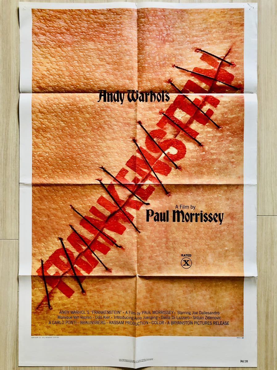 Yahoo!オークション - 「悪魔のはらわた」(1974)映画ポスター USA版 ワ...