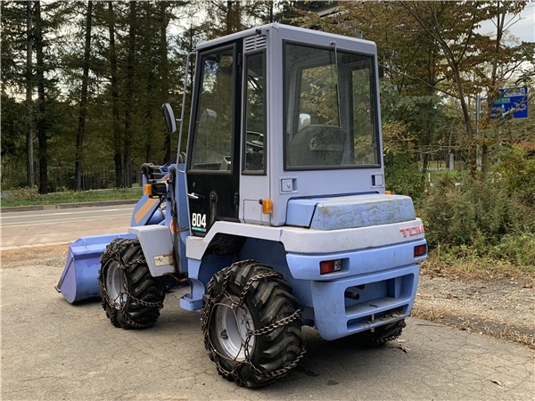 Yahoo!オークション - 青森発 TCM ホイールローダー 804 始動確認済み ...