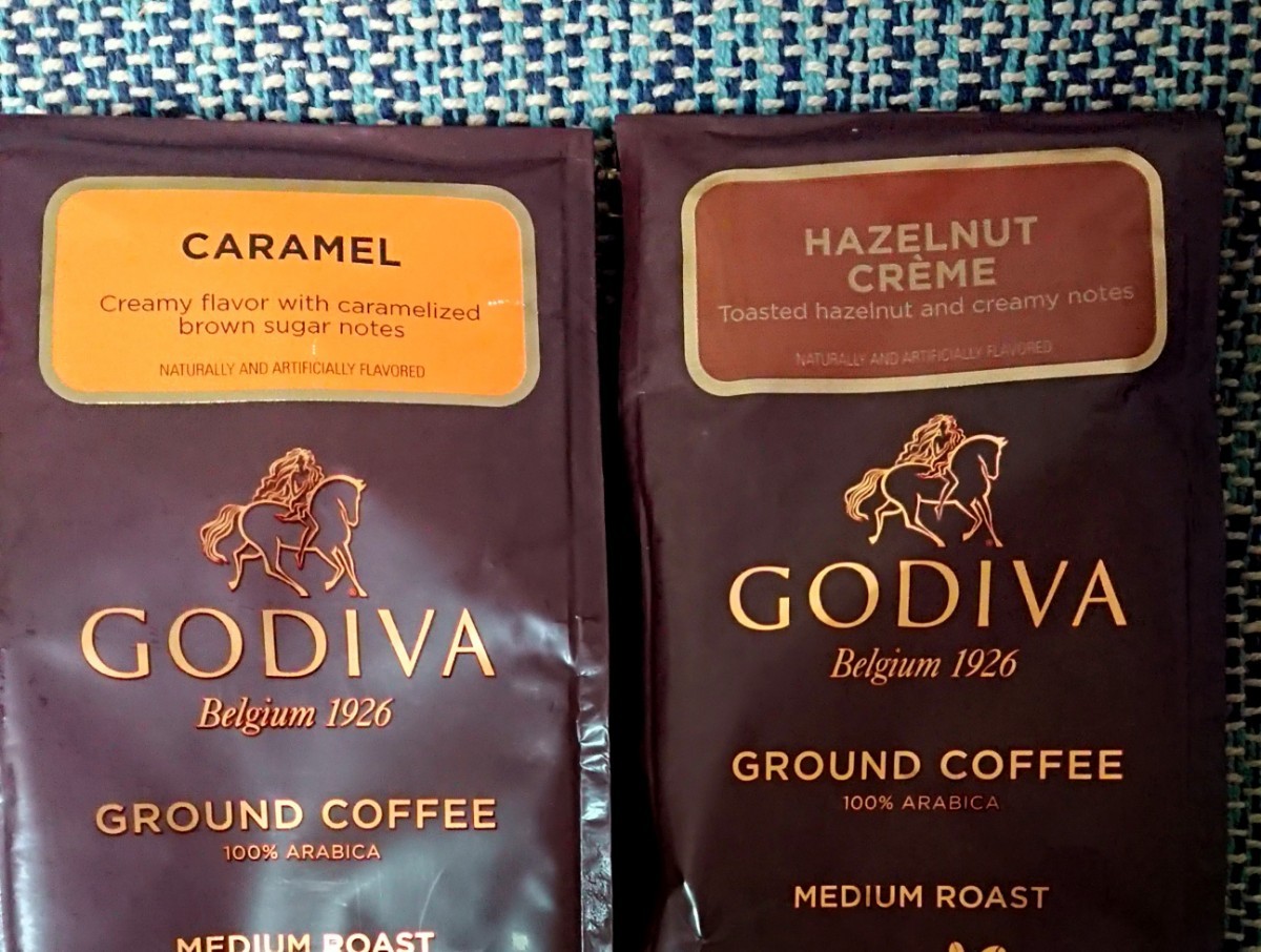 GODIVA ゴディバ コーヒー ヘーゼルナッツ キャラメル HAZELNUT CREME CARAMELL ミディアムロースト｜PayPayフリマ