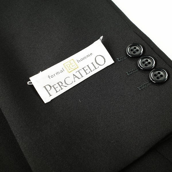Yahoo!オークション - 新品1円～ PERCATELLO ウール毛混 ダブル ブラ...