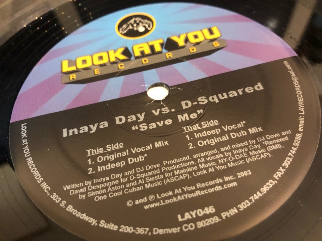 Yahoo!オークション - 12” Inaya Day vs. D-Squared / Save Me / ディ...