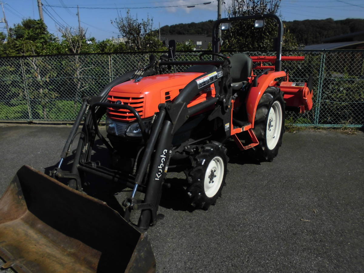 Yahoo!オークション - 整備済み クボタ トラクター KL230 フロントロー...