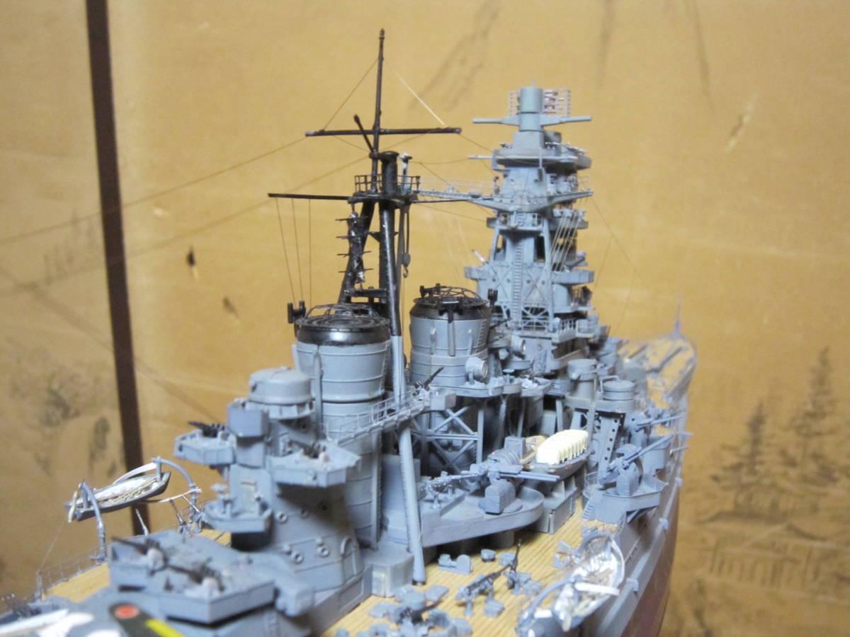 Yahoo!オークション - フジミ 1/350 戦艦「金剛」完成品 Yahoo!オークション - フジミ 1/350 戦艦「金剛」完成品