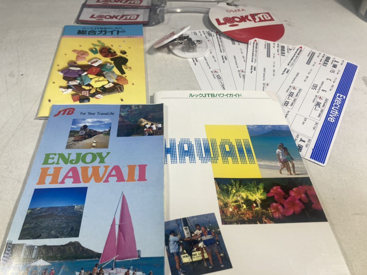 Yahoo!オークション - 【2A11箱】LOOK JTB ハワイガイドブック バッジ ...