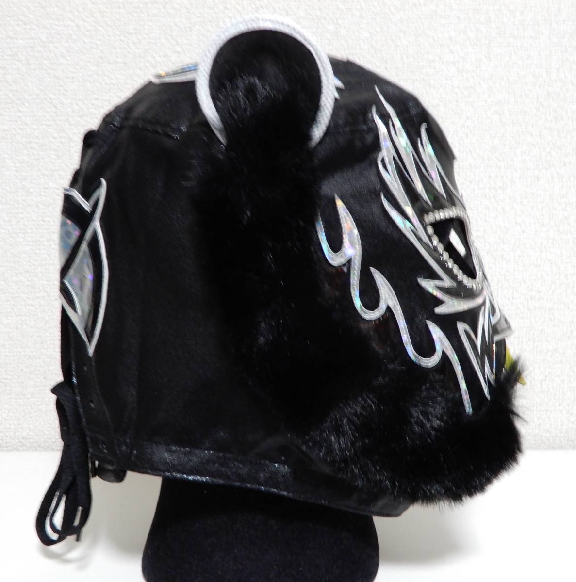 スターライト キッド 黒銀ハーフ 牙付 ハイグレード セミプロ スターダム 女子プロレス プロレスマスク(マスク)｜売買されたオークション情報、yahooの商品情報をアーカイブ公開 ...