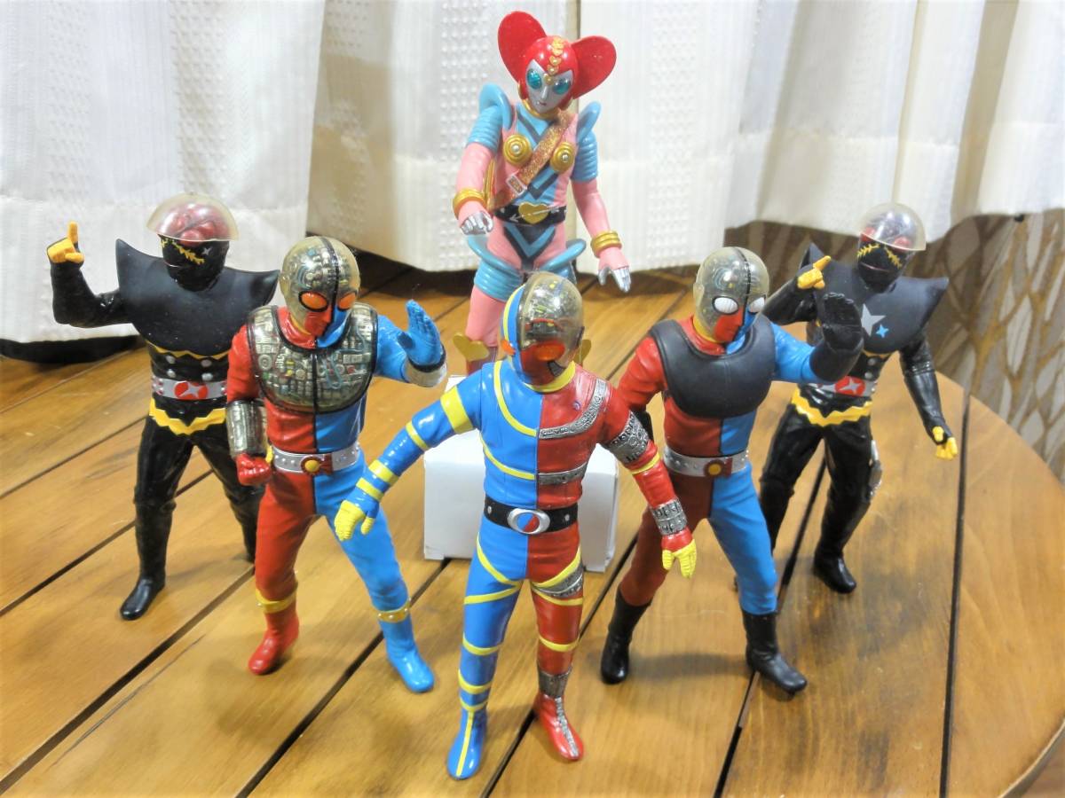 Yahoo!オークション - ソフビ魂 キカイダー 全6種コンプリート Yahoo!オークション - ソフビ魂 キカイダー 全6種コンプリート