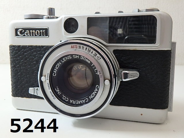 Yahoo!オークション - FK-5244 CANON DEMI EE17 コンパクト フィルムカ...