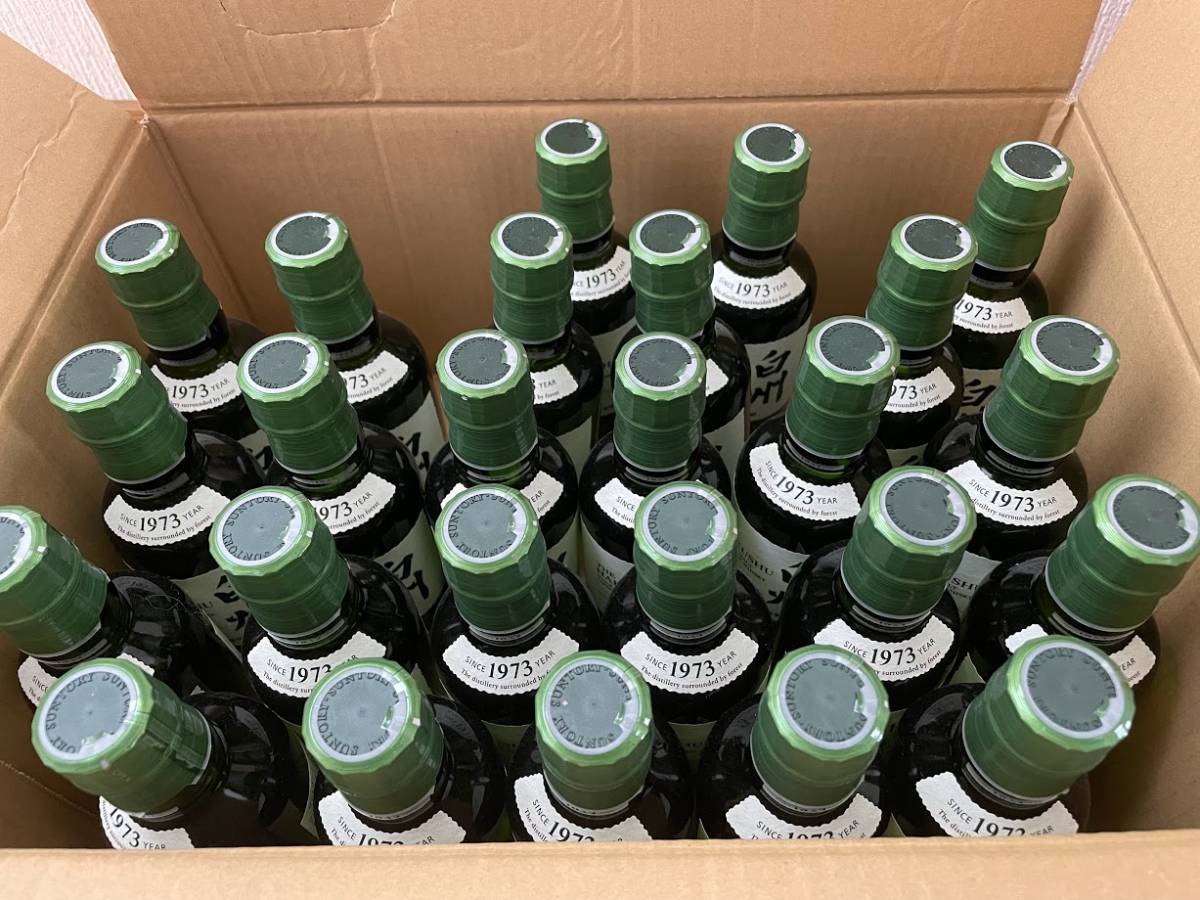 Yahoo!オークション - 25本set 新品未開栓 白州 ミニボトル 180ml