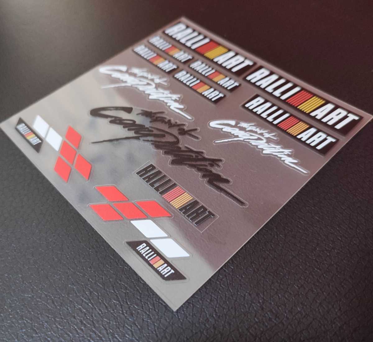 Yahoo!オークション - ラリーアート ステッカー 13P ランサー パジェロ...