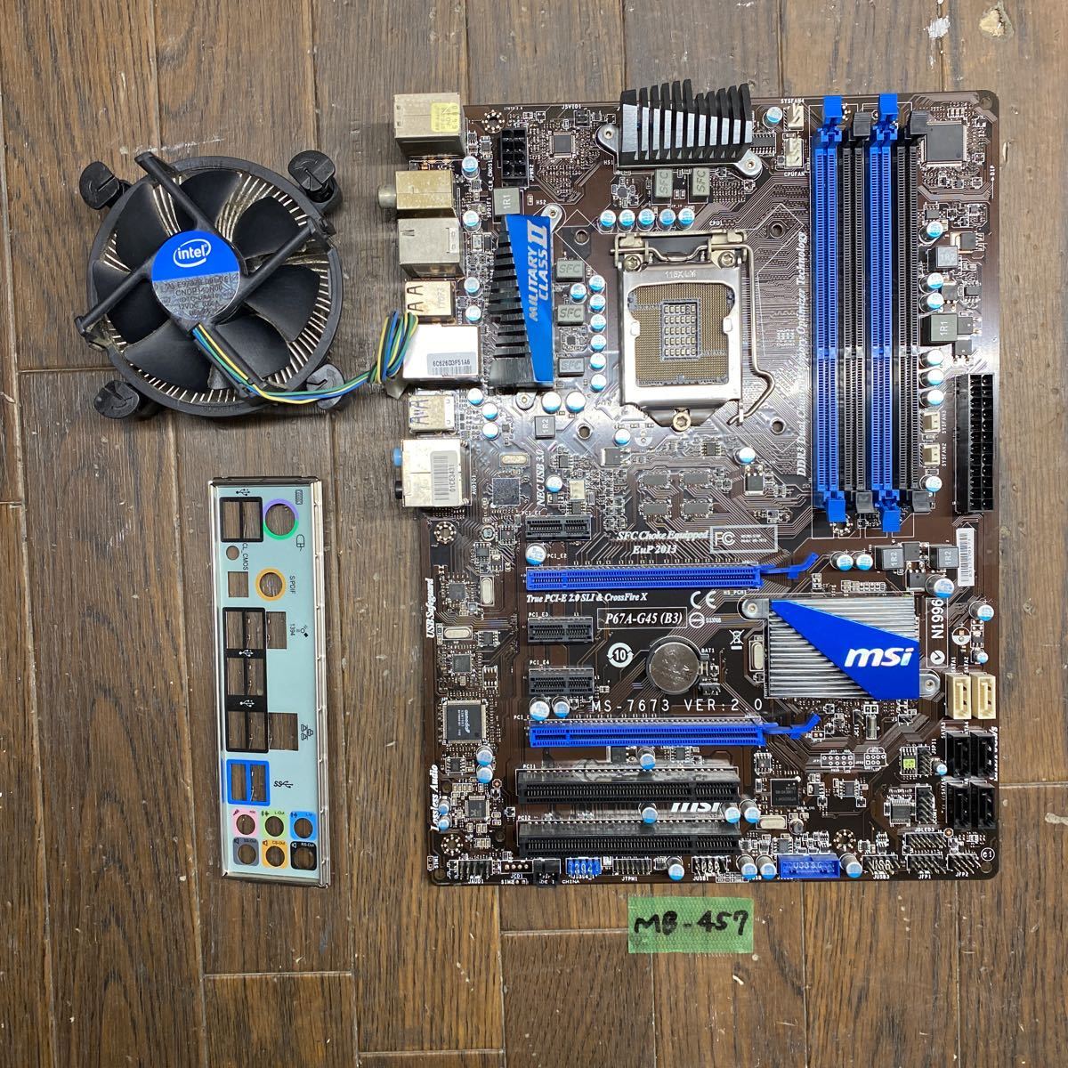 Yahoo!オークション - MB-457 激安 マザーボード msi P67A-G45(B3) LGA...