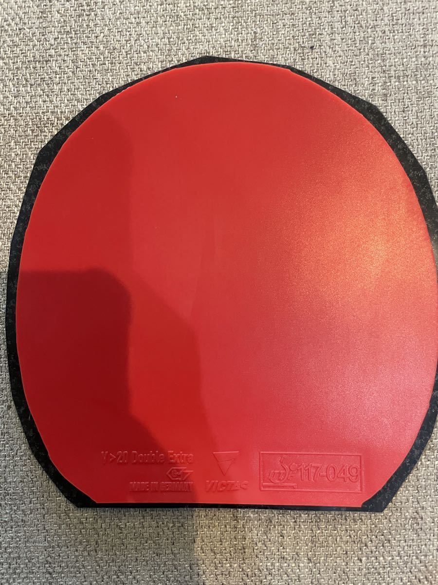 Yahoo!オークション - VICTAS ヴィクタス 赤 卓球ラバー v20ダブルエキ...