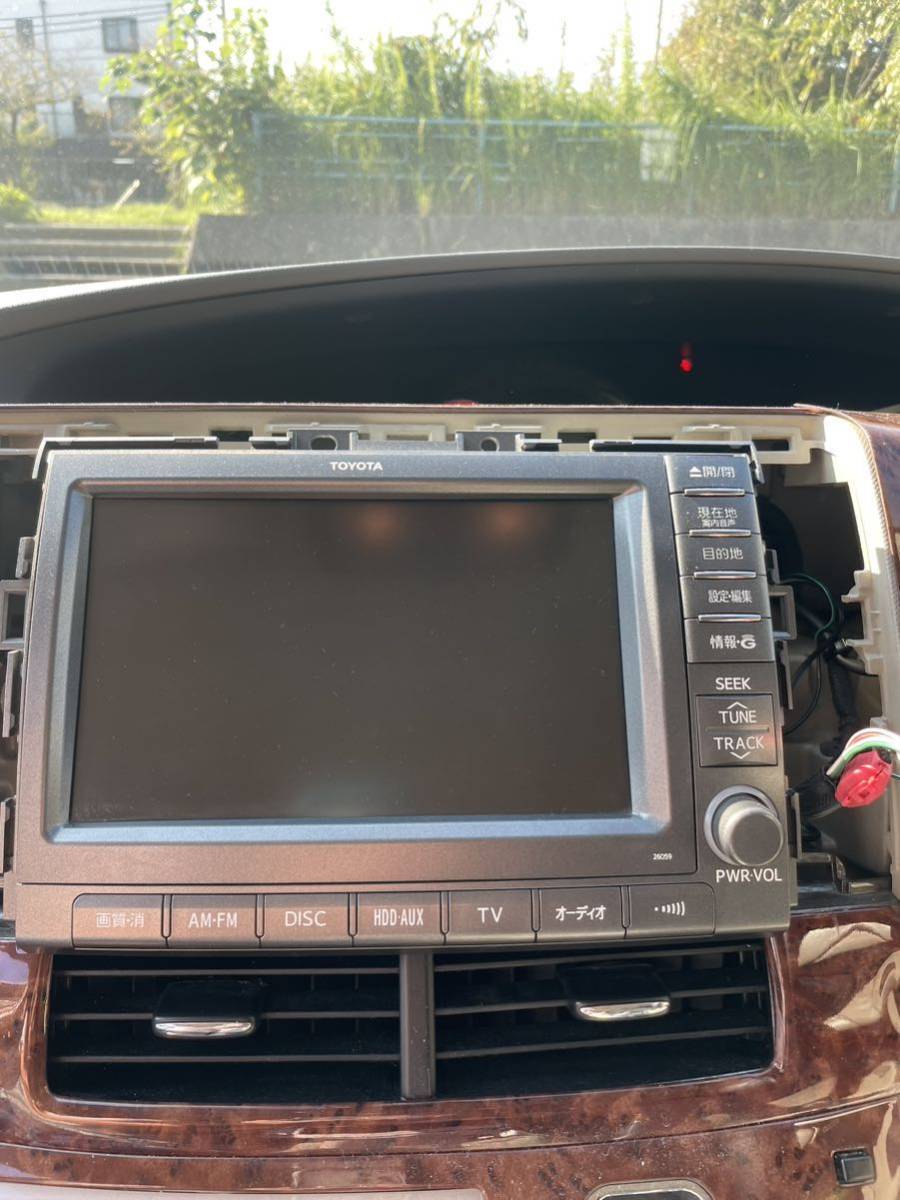 Yahoo!オークション - AHR20 エスティマHV 中期型純正ナビゲーション 8...