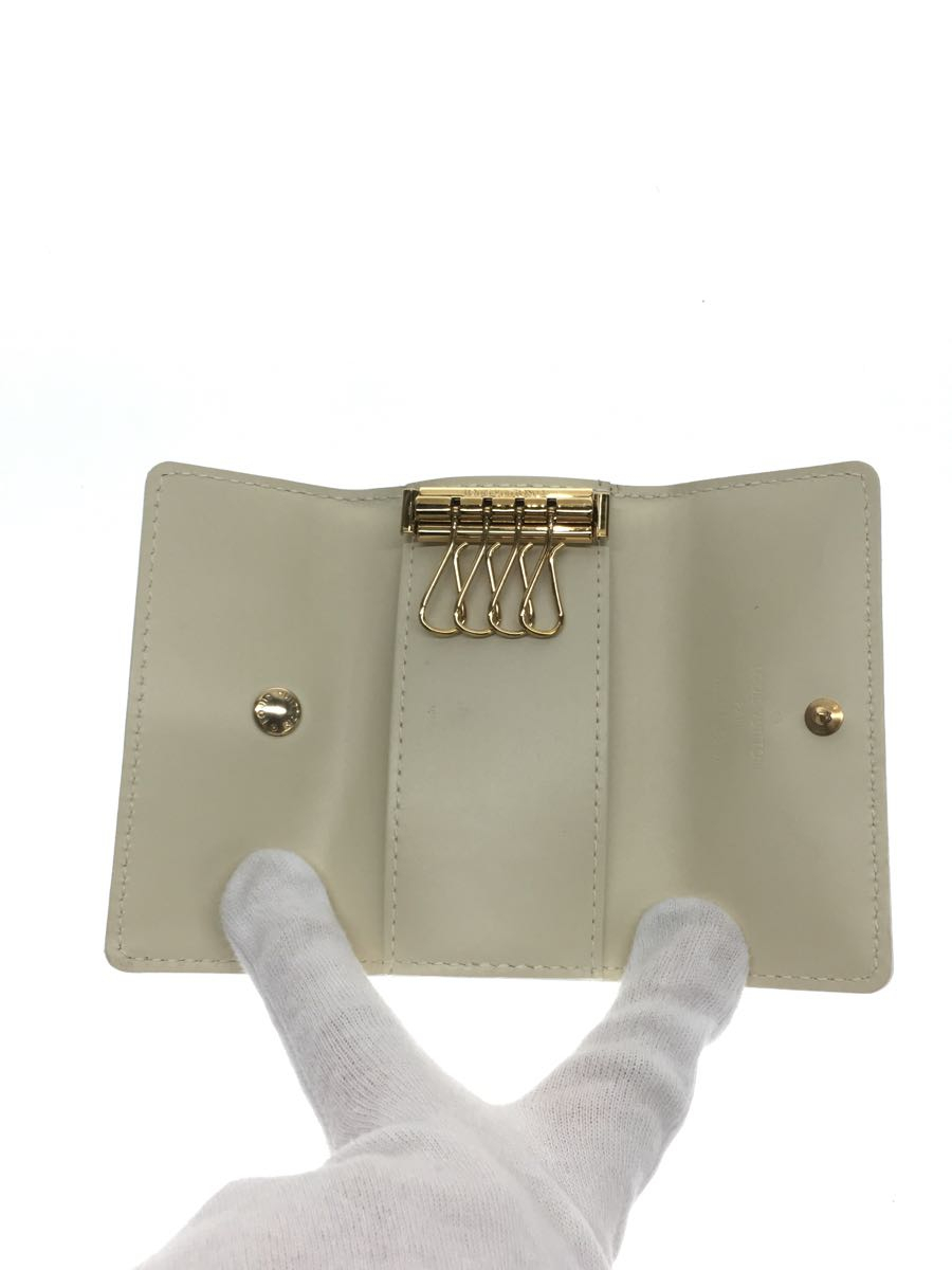 LOUIS VUITTON◇ミュルティクレ4_モノグラム・ヴェルニ_WHT LOUIS VUITTON◇ミュルティクレ4_モノグラム・ヴェルニ_WHT