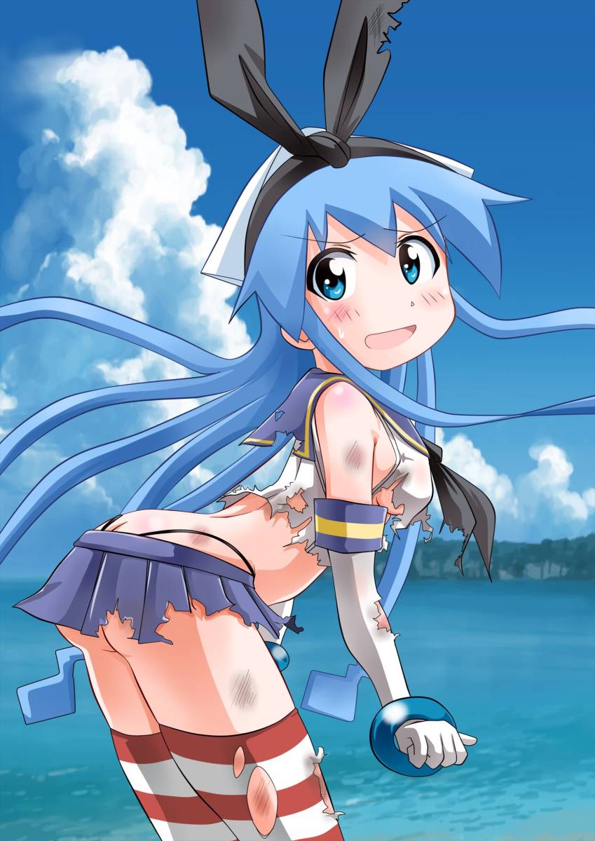 Yahoo!オークション - A4サイズイラストカード 侵略 イカ娘 47