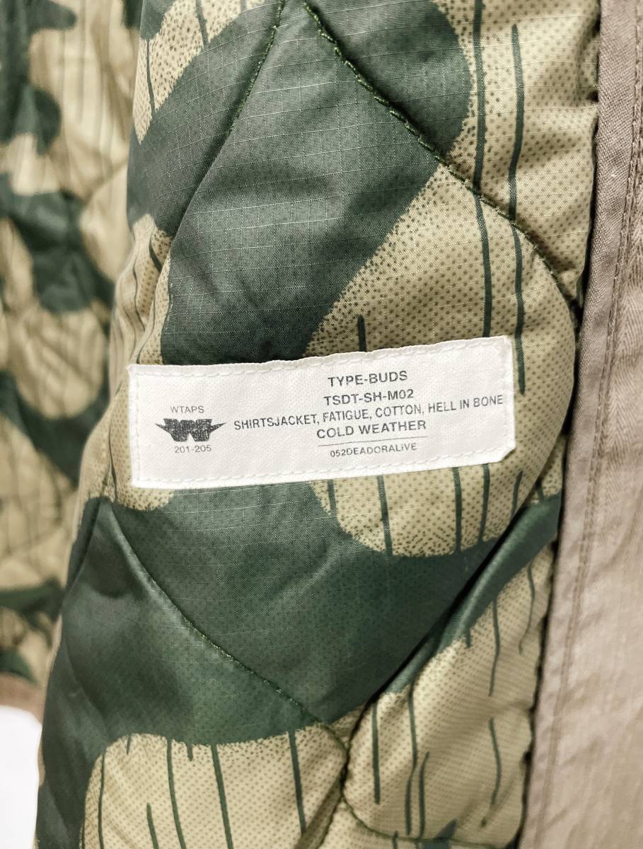 日本代購代標第一品牌【樂淘letao】－WTAPS “ BUDS ” SHIRTSJACKET, FATIGUE, COTTON, HELL IN BONE OLIVE DRAB M ...