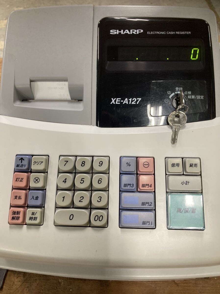 Yahoo!オークション - シャープレジスタ【XE-A127 】動作確認済み