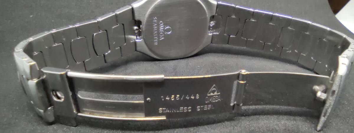 稼働◎正規良品【オメガ】QZ シーマスターポラリスYG×SS 白文字 稼働◎正規良品【オメガ】QZ シーマスターポラリスYG×SS 白文字
