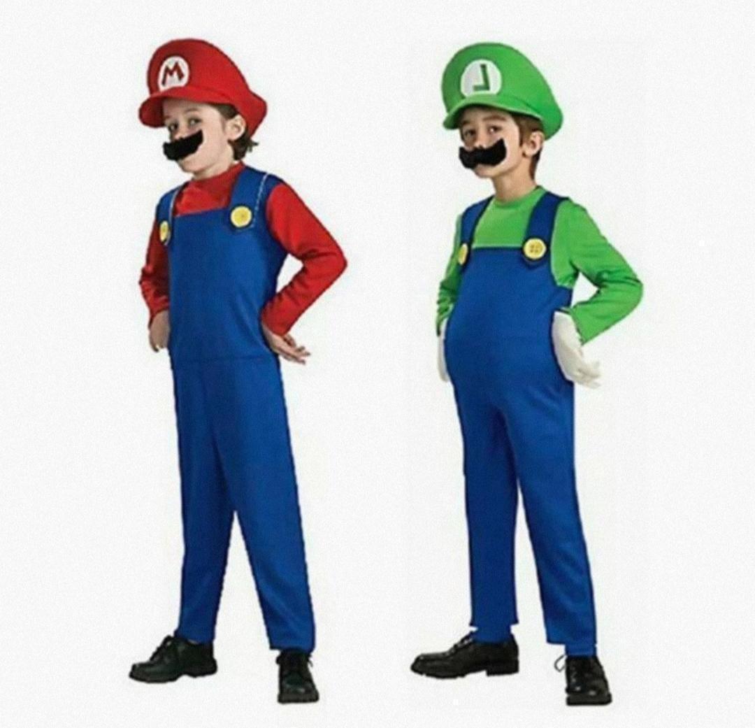 Yahoo!オークション - B90スーパーマリオ仮装ハロウィンコスプレ子供 ...