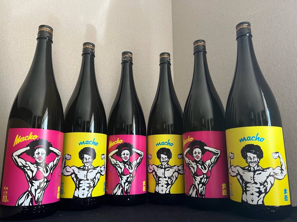 Yahoo!オークション - 大盃 Macho 純米80% 愛山3本 雄町3本 1800ml 6本...
