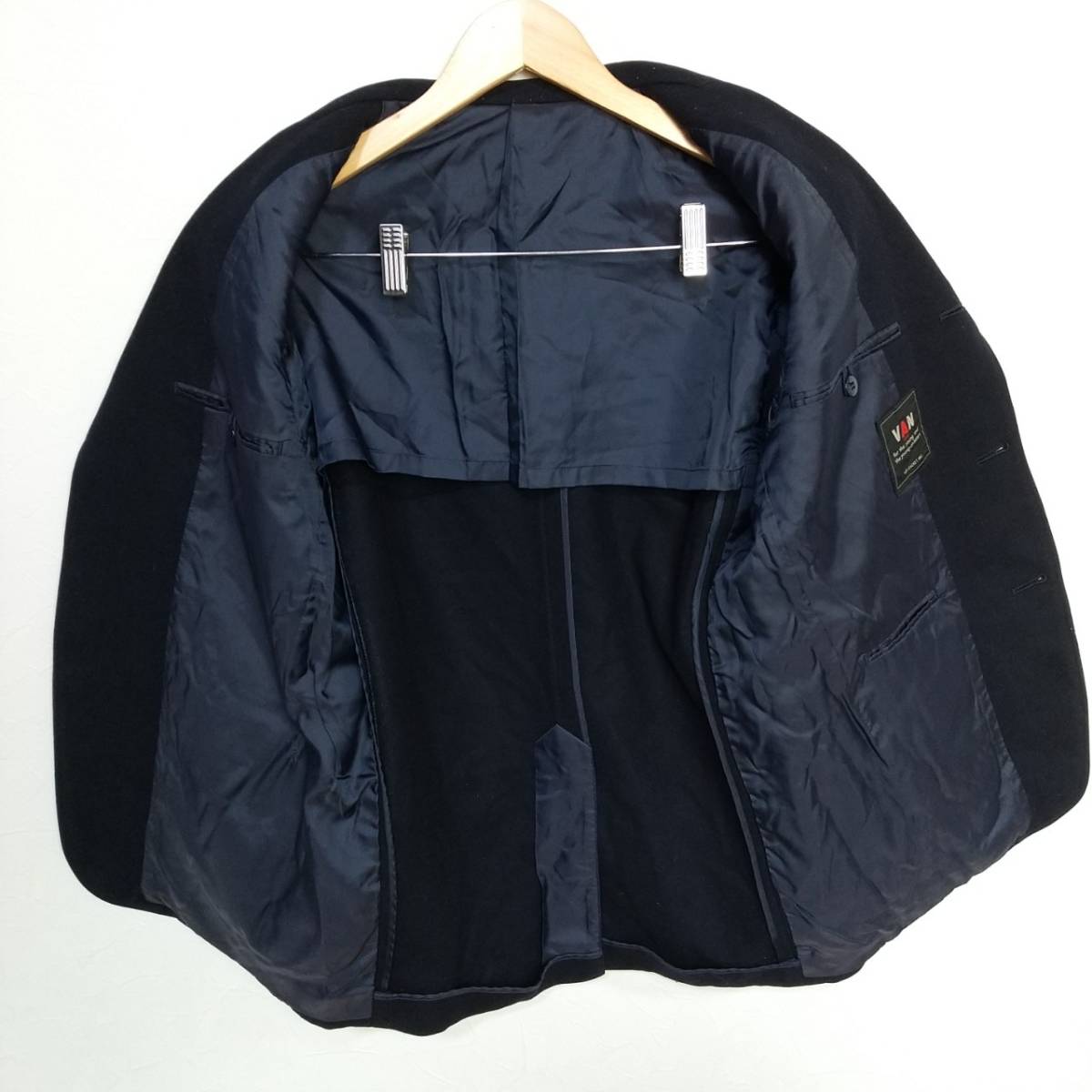 Yahoo!オークション - S944 VAN JACKET ヴァンジャケット ブレザー 紺...