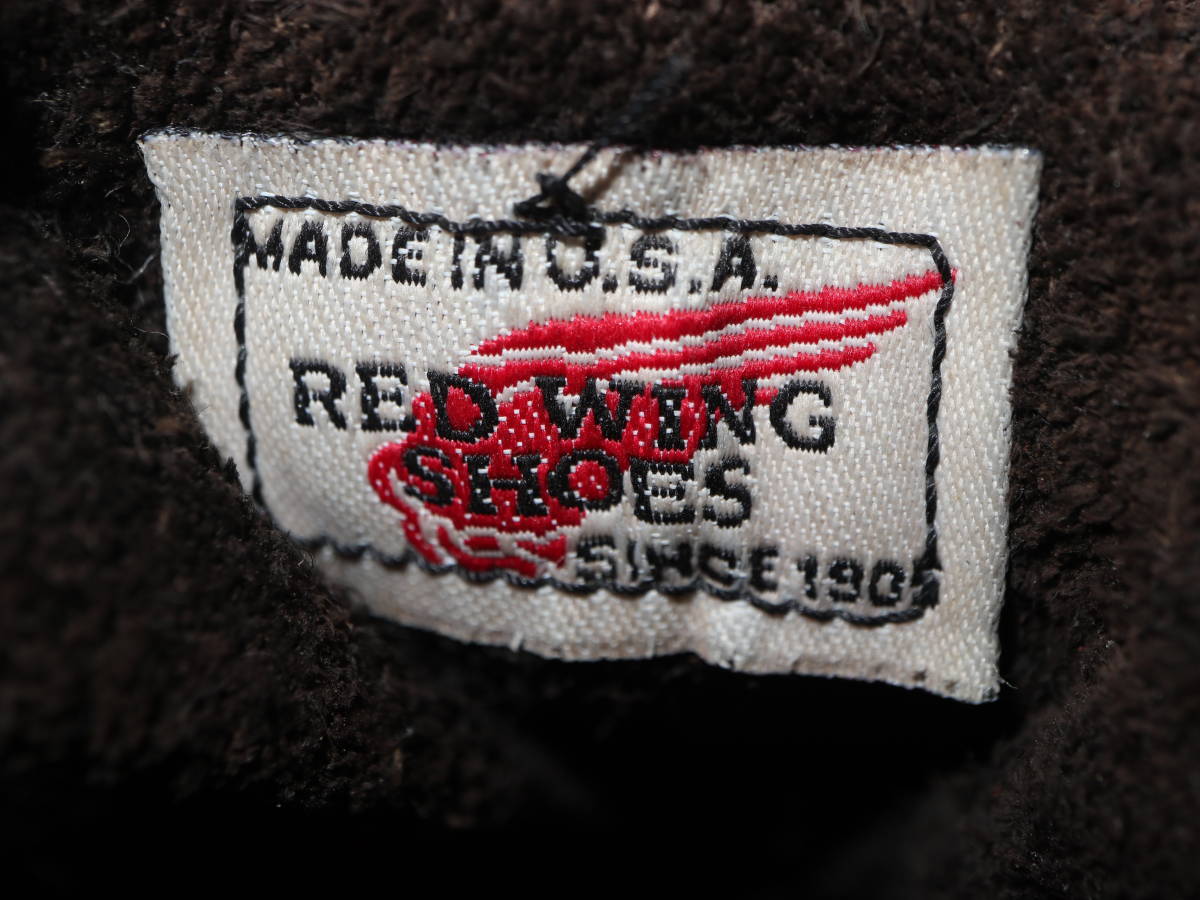 ビンテージ 刺繍羽タグ レッドウィング 9111 9D made in USA - 靴 ビンテージ 刺繍羽タグ レッドウィング 9111 9D made in USA - 靴