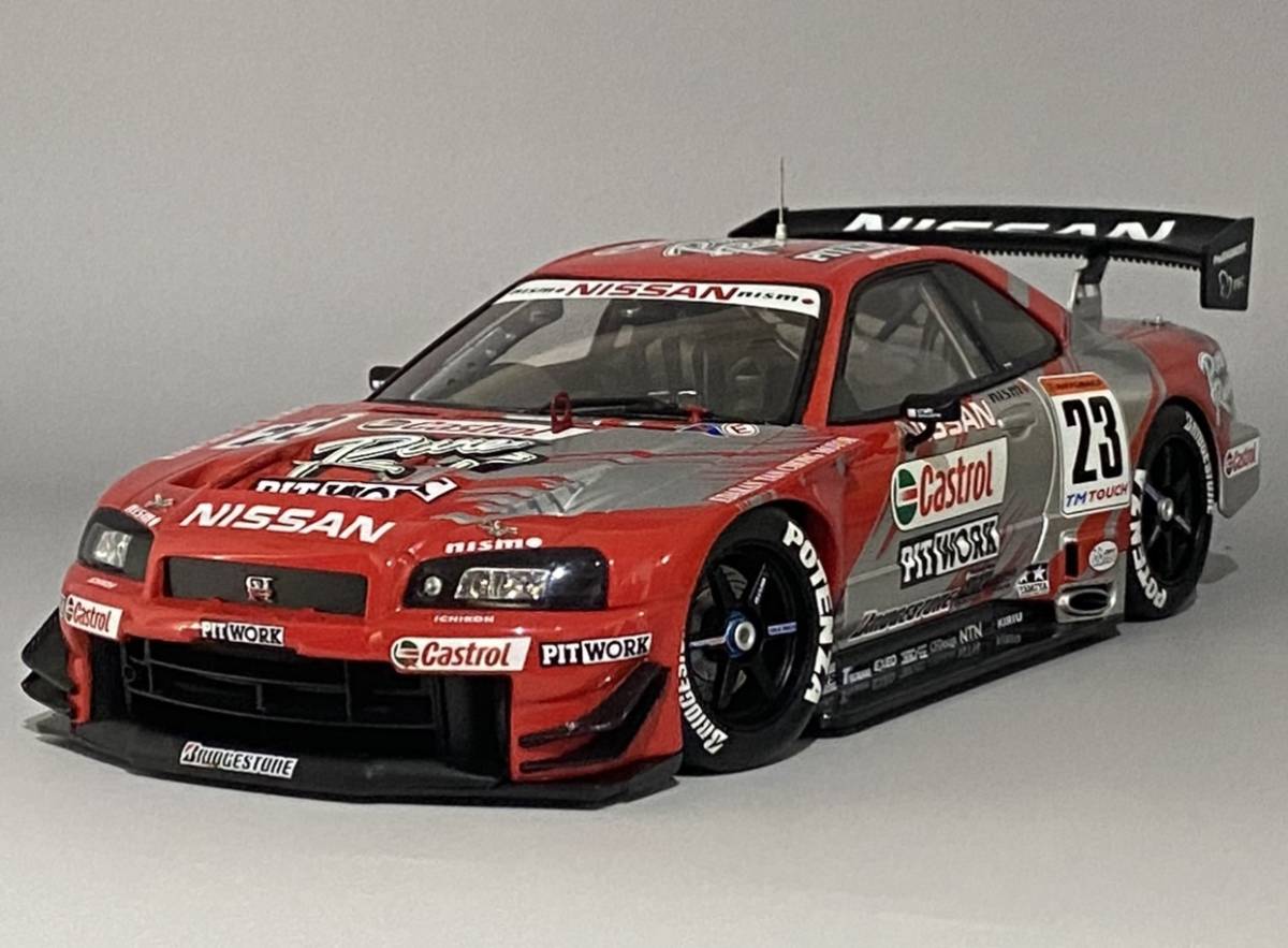 代購代標第一品牌－樂淘letao－AUTOart 1/18 Nissan Skyline GT-R JGTC 2002 NISMO Castrol Pitwork #23 Masami ...