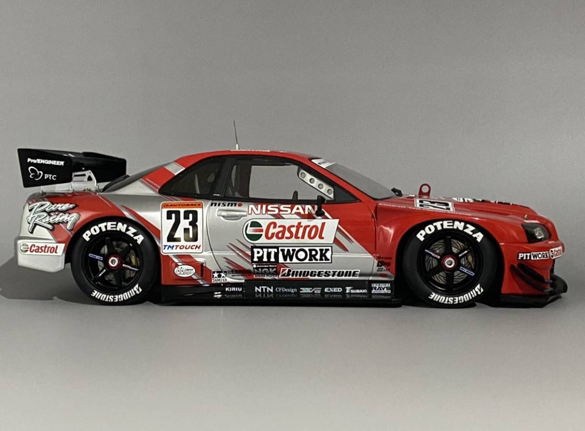 代購代標第一品牌－樂淘letao－AUTOart 1/18 Nissan Skyline GT-R JGTC 2002 NISMO Castrol Pitwork #23 Masami ...