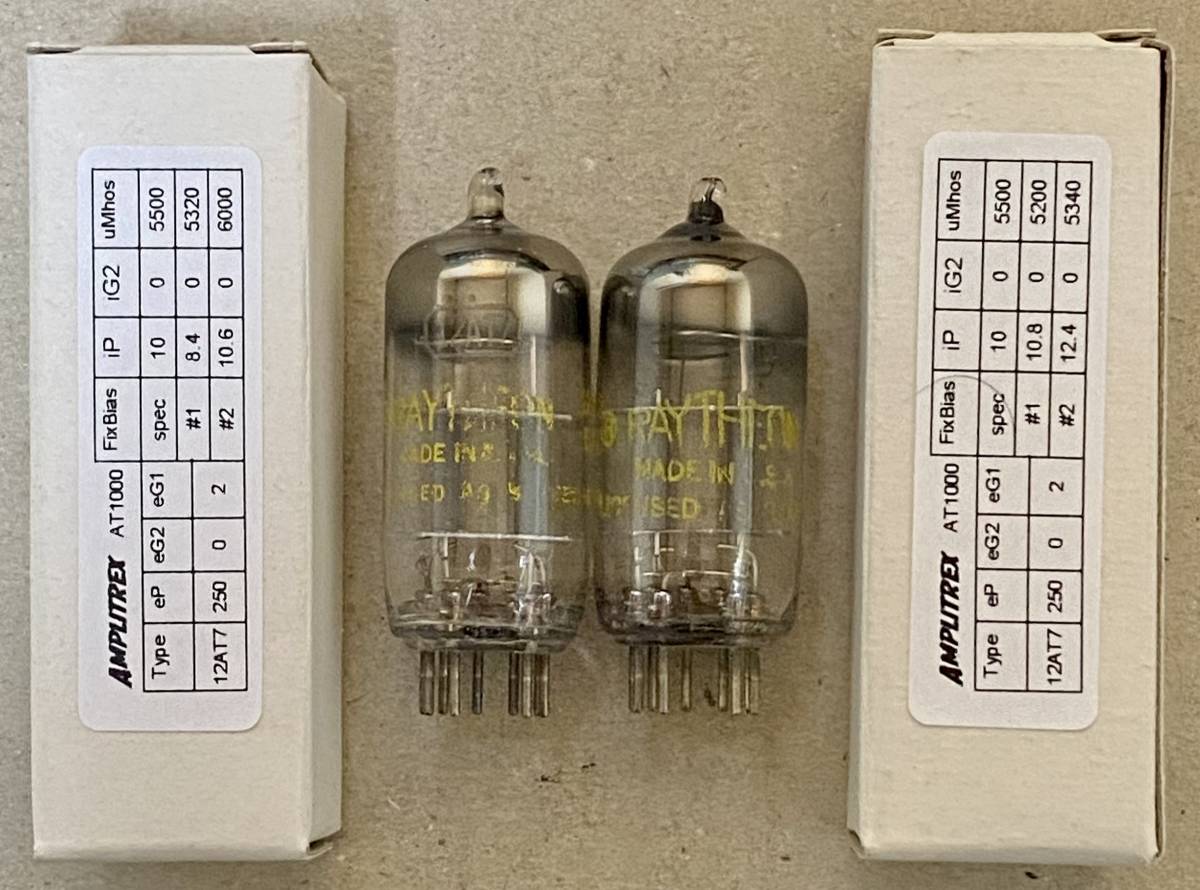 Yahoo!オークション - USED34471 RAYTHEON 12AT7 2本セット