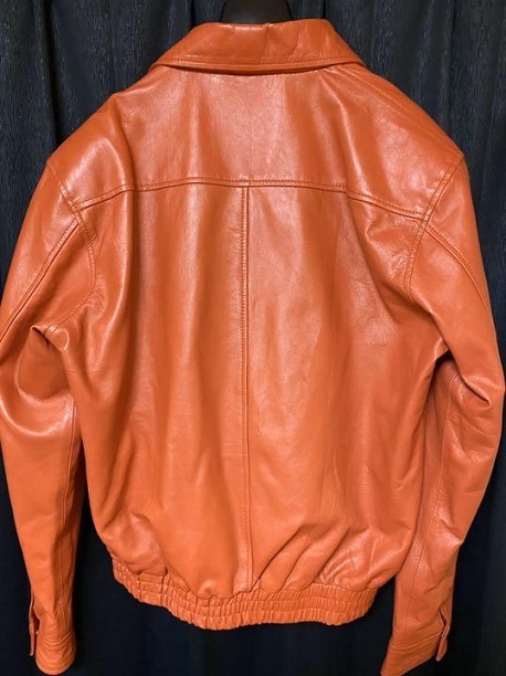 オーダー品 2pac オレンジ レザージャケット 2パック レア above オーダー品 2pac オレンジ レザージャケット 2パック レア above