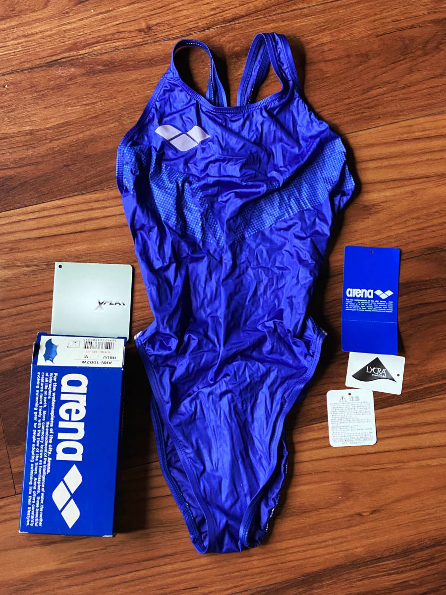 Yahoo オークション Arena X Flat Mサイズ 保管品 ブルー 美品 極薄