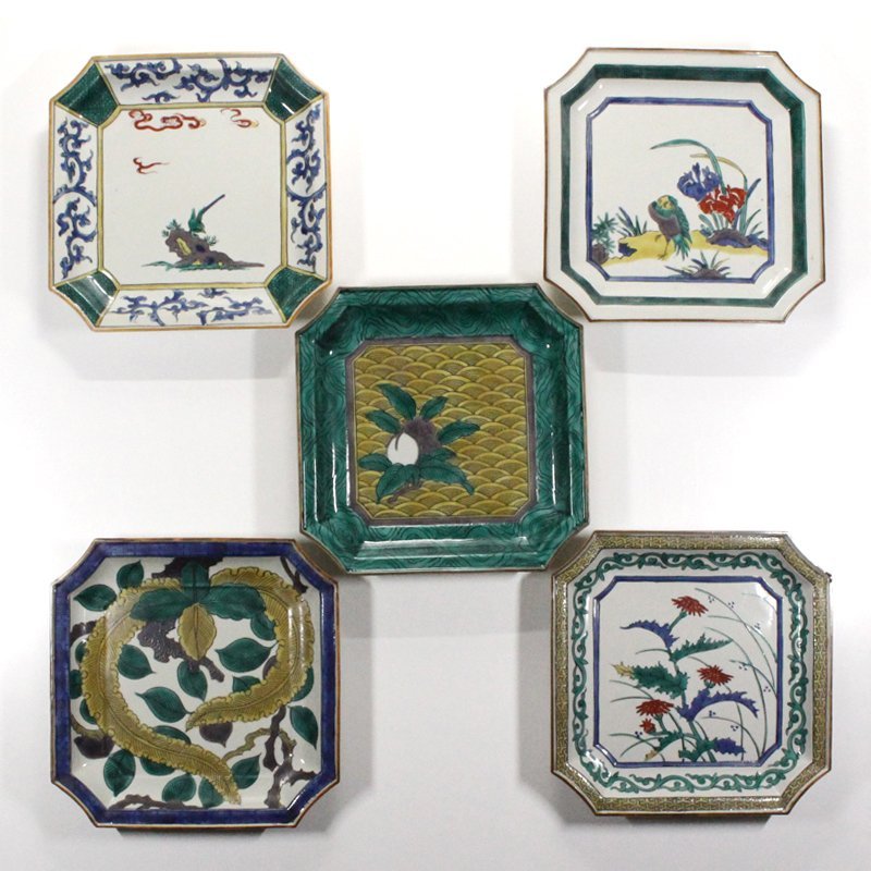 Yahoo!オークション - 【TAKIYA】6281 須田菁華 『古九谷風絵変り四方...