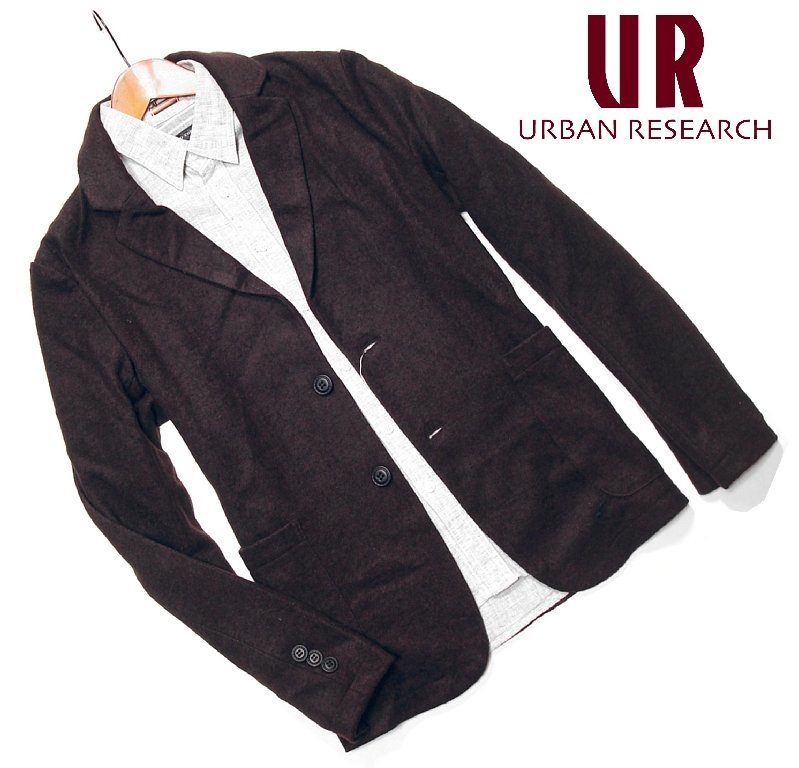 Yahoo!オークション - 新品 UR アーバンリサーチ 2B ウール混 テーラー...