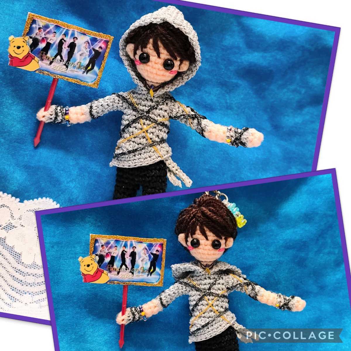 羽生結弦選手風イメージした あみぐるみ ストラップハンドメイド Fantasy on Ice 2022 Real Face(あみぐるみ)｜売買されたオークション情報、yahooの商品情報を ...